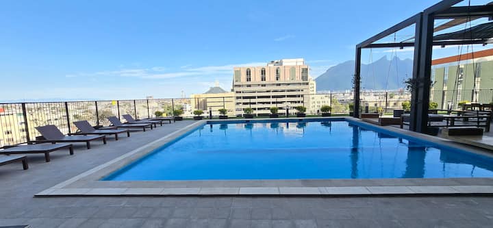 Moderno Y Cómodo Departamento En Centro Monterrey - Monterrey