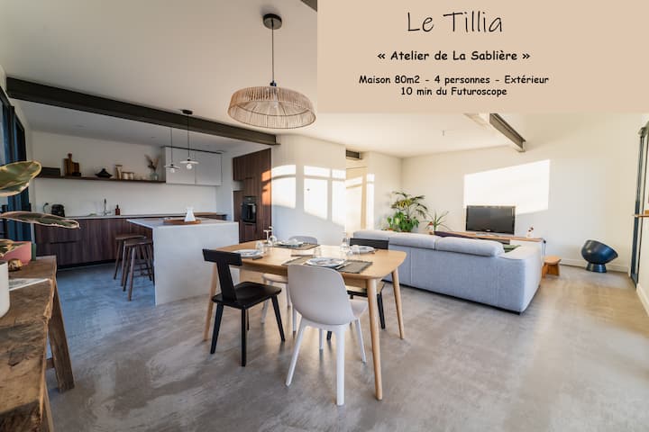 "Le Tillia" Maison T3 - 80m2 - Poitiers