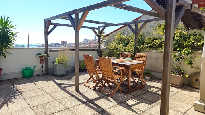 Terrazzo Di 50mq Con Vista Mare E Park Privato - Trieste