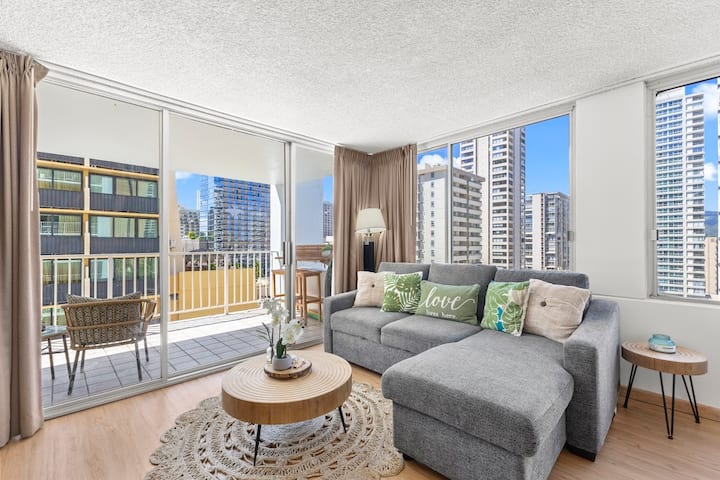 Sweet&cozy 9thfl 1-br King Bed - O‘ahu, HI