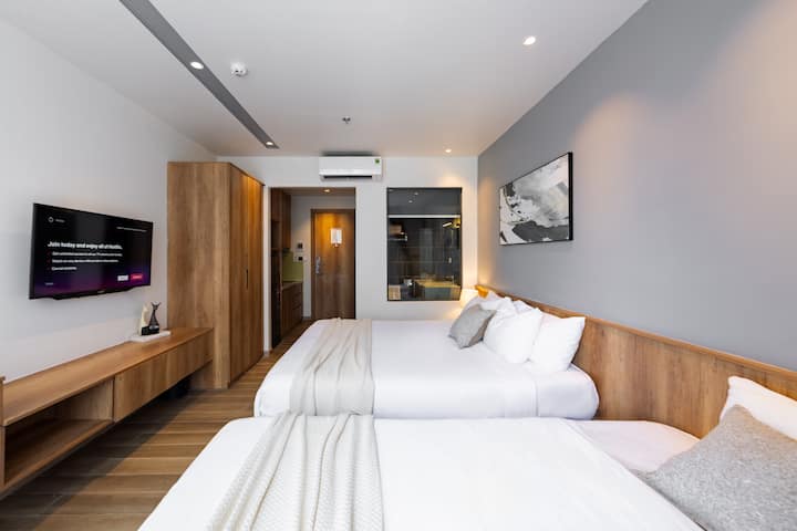 Ttr Central Apart Hotel - Deluxe Studio W Balcony - 달랏