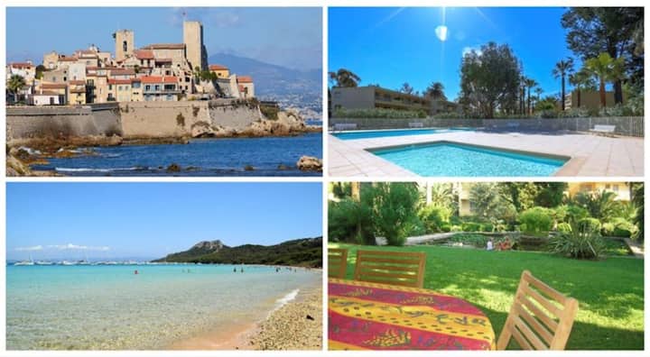 3 Vær., Pools, 4 Min Til Sandstrand, Flot Interiør - Antibes