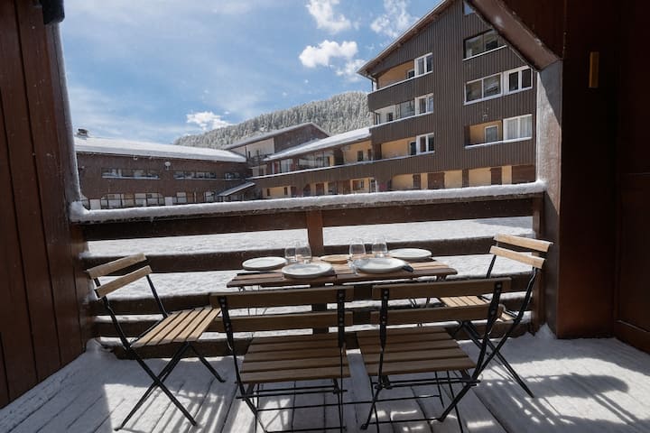 Foux D'allos: Appart Cosy, Vue Mont, Centrestation - Val d'Allos