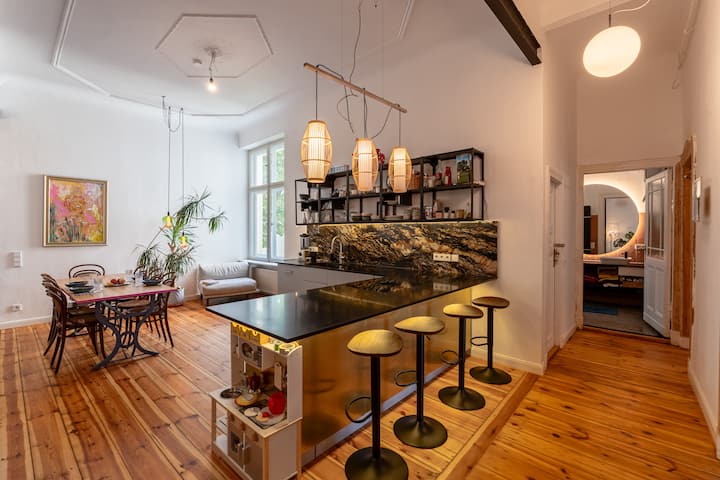 Charming Loft 130qm 4 Rooms - Berlin