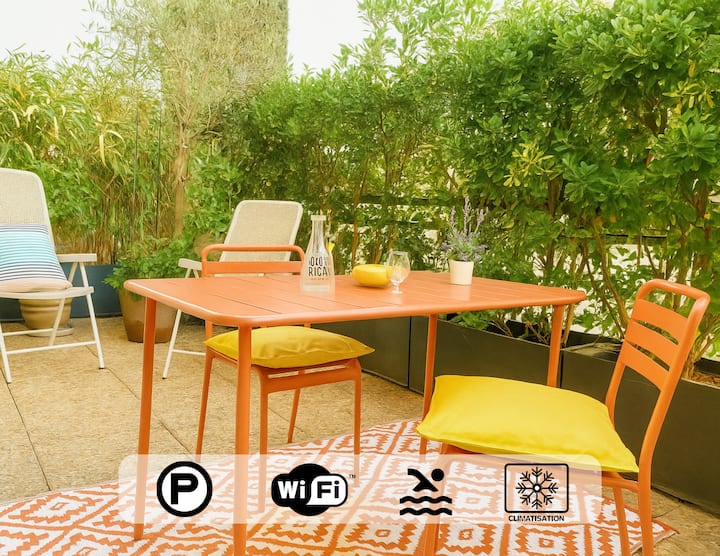 Ma Place Au Sud Aix Terrasse Parking 103 - Aix-en-Provence