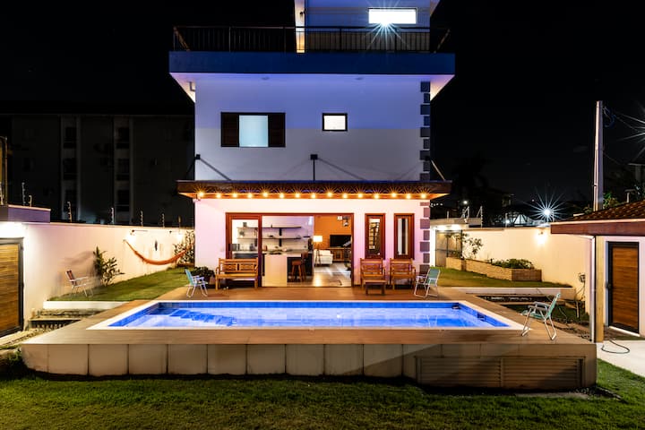 House 2 Min From The Beach Martim De Sá - Caraguatatuba