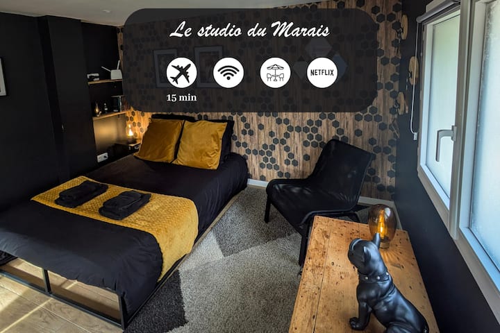 Beauvais-sud, Studio Au Calme | 10min Aéroport Bva - Parc Saint Paul