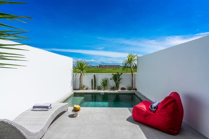Neue Pool-loft-villa -Ricefield + Vulcano View - Canggu