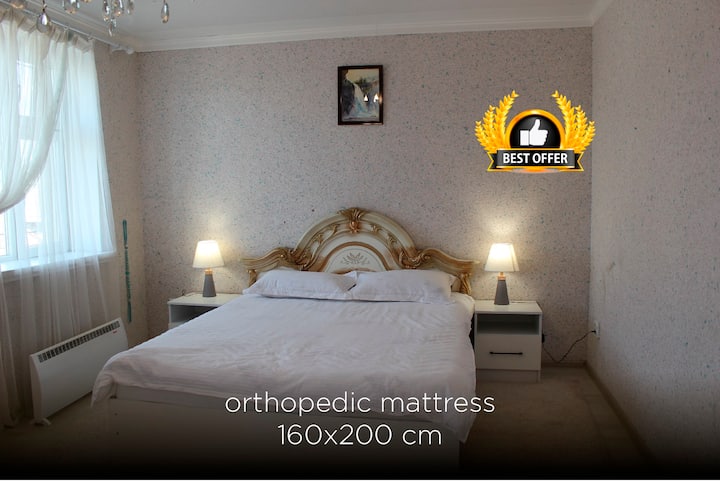 Cozy Dbl Room In Scenic Area Of Bishkek - 比什凱克