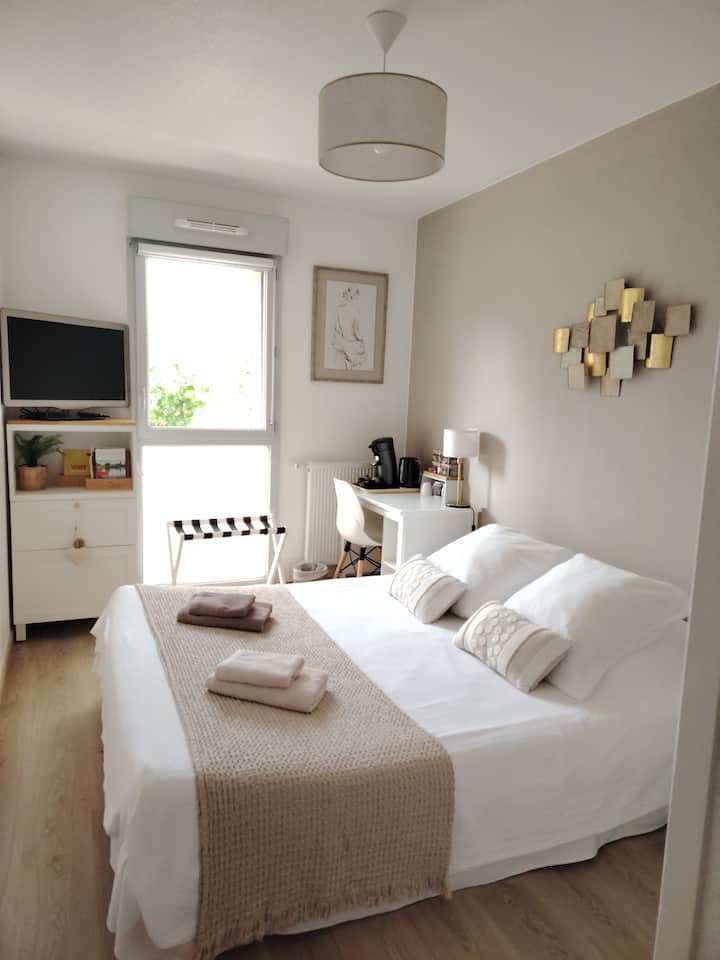 Chambre Chez L'habitant-parking Privé-local Vélo - Bayonne