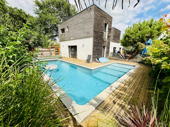 Jude - Maison Moderne De 5 Chambres Avec Piscine - Bordeaux
