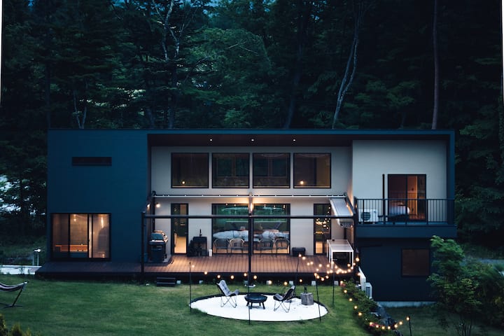 富士山麓の隠れ家プライベートステイ/富士河口湖周辺 【Deluxe Villa 1010】最大10名 - Monte Fuji