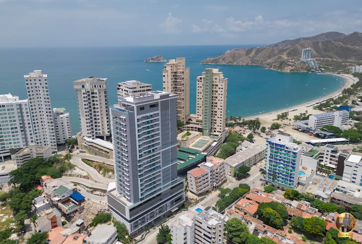 Beautiful Sunset | Luxury Oceanview |Walk To Beach - Santa Marta, Colombia