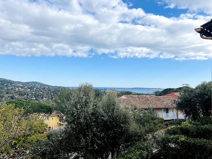 Appartement Avec Balcon, Vue Mer Les Restanques - Grimaud