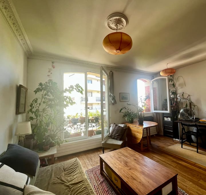 2-3 Personnes, Appartement 50m2 à Village Jourdain - Paris
