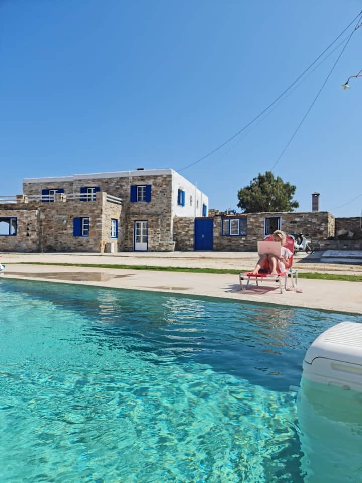 Nikorama_villa&swiming Pool&bbq   14 Guests - Paros