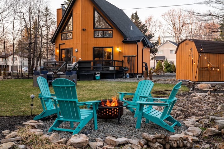 Pet Friendly, Pocono Chalet, Lake Community - Tobyhanna State Park, Tobyhanna