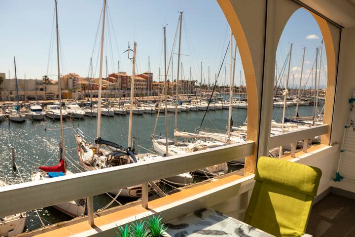 T2 Cosy Au Coeur Du Port Plage à 2 Pas - Leucate