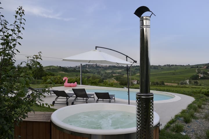 Villa Lux Vigneti Unesco Piscina E Idromassaggio - Piedmont