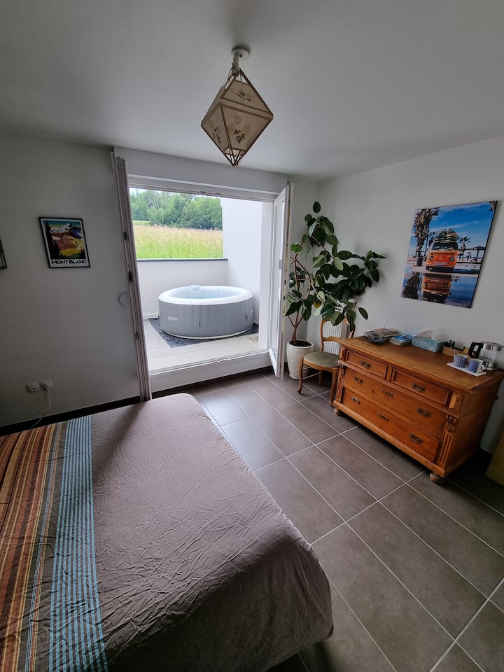 Chez Lucas : Chambre Cosy Avec Jacuzzi Privé - Altkirch