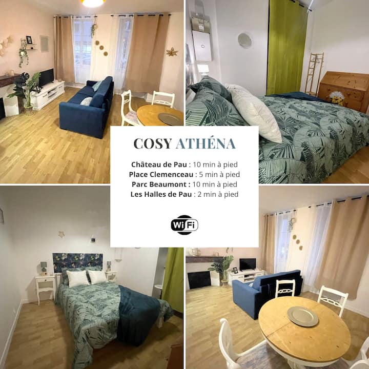 Cosy Athéna 1ch - Quartier Des Halles - Pau