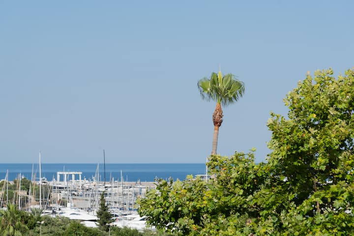 Port, Plage, Ville à Pied• Emplacement Parfait - Juan les Pins