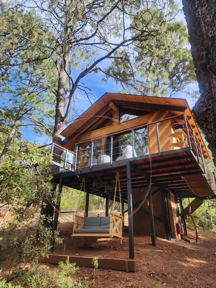 Azul Terracota Chalet De Parejas. Bosque Detapalpa - Tapalpa