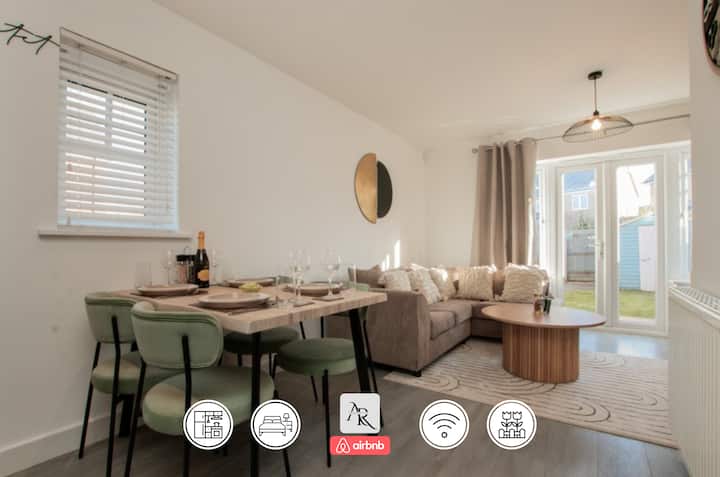 2 Bdr | Monthlysavings|business|leisure|garden - コルチェスター