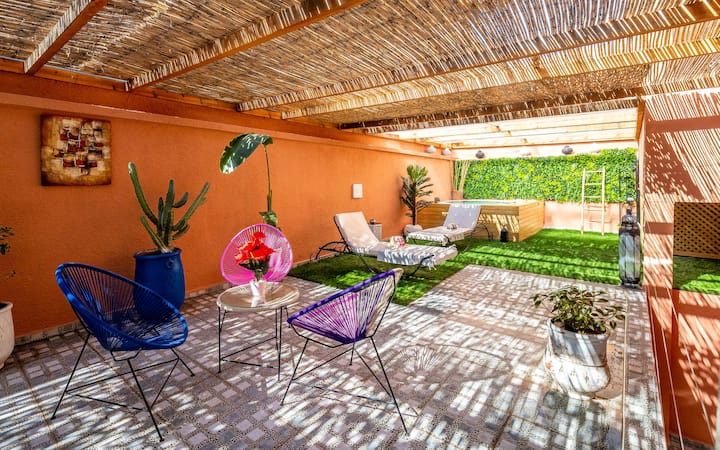 Maison Avec Patio & Jacuzzi 100% Privée ! Parking - Marrakech