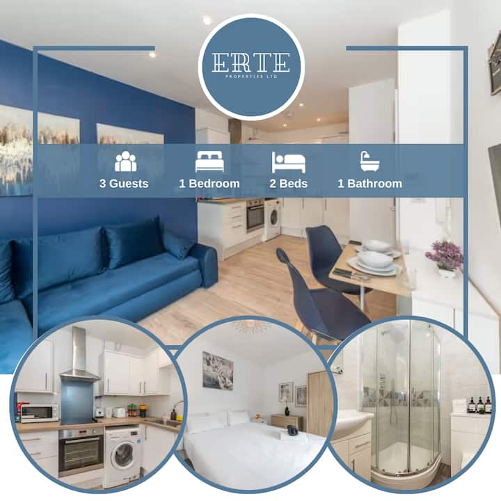 Ibex House |2bed Fully Equipped Flat/free Parking - Reading