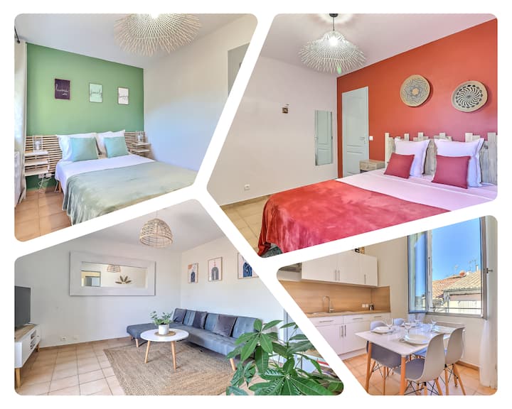 Le Logis Abbatial / Apt 8 Pers. / Centre Clim Wifi - Camargue