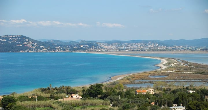 Grand Bas De Villa - Centre Du Village De Giens - Île de Porquerolles