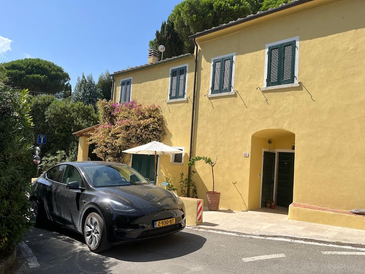 La Villa Gialla, 5 Min. Van Het Strand (8-10 Pax) - Elba