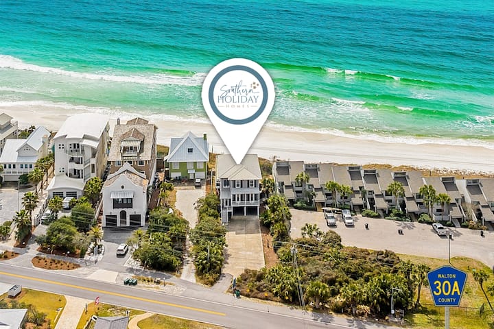 Gulf Front! Private Beach! Walk To Alys & Rosemary - Alys Beach, FL