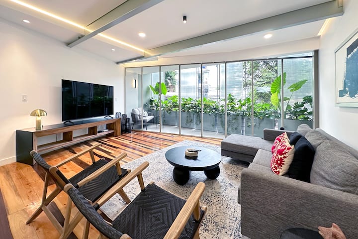 Grand 3bed/3bath Loft With Balcony In Roma Norte - Mexico City