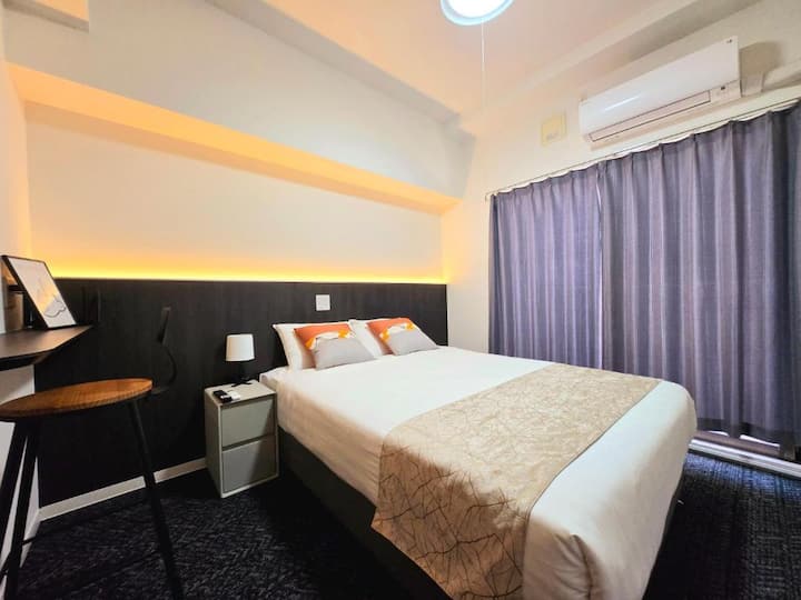 82大床房【惠美须站步行1分钟】通天阁1分钟｜天王寺·日本桥·难波·道顿堀·心斋桥徒步圈内 - Osaka