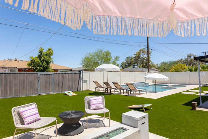 Hayden House In Old Town | Heated Pool + Hot Tub - Scottsdale, AZ