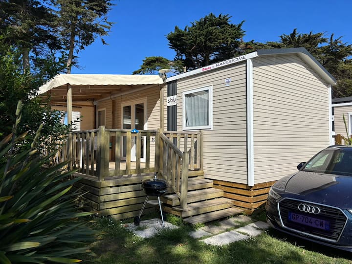 Mobilhome 2 Ch / Wifi Inclus / Camping Bord De Mer - Quiberon