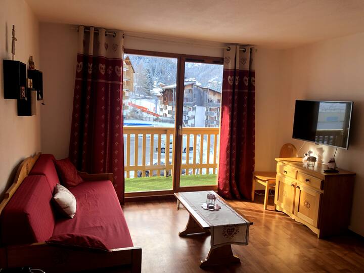 Grand T3, 6 Pers, 2 Ch 2 Lits Doubles, Vue Station - Modane