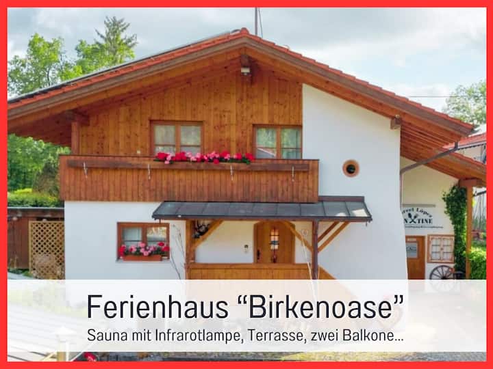 Ferienhaus "Birkenoase" Mit Sauna, Terrasse, 3 Sz - Benediktbeuern