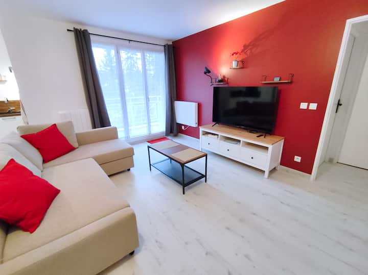 Appart' F2 Rouge + Parking + Balcon - Essonne