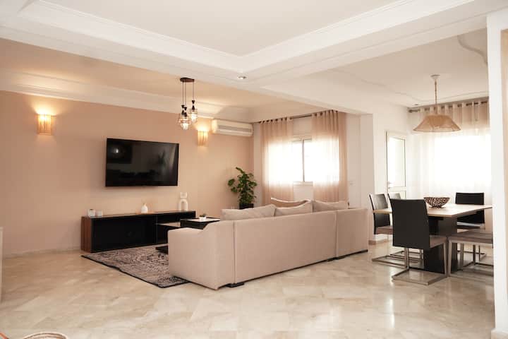 Loft Cosy - 2 Chambres & Parking - Agdal Centre - Rabat