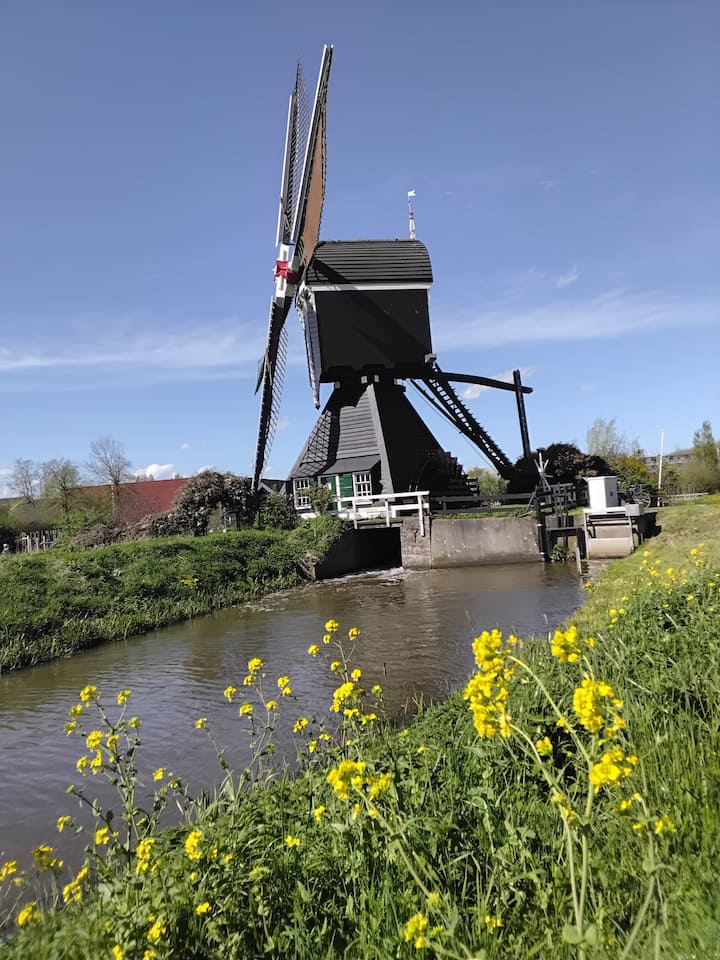Slapen In Een Eeuwenoude Windmolen. - Leerdam