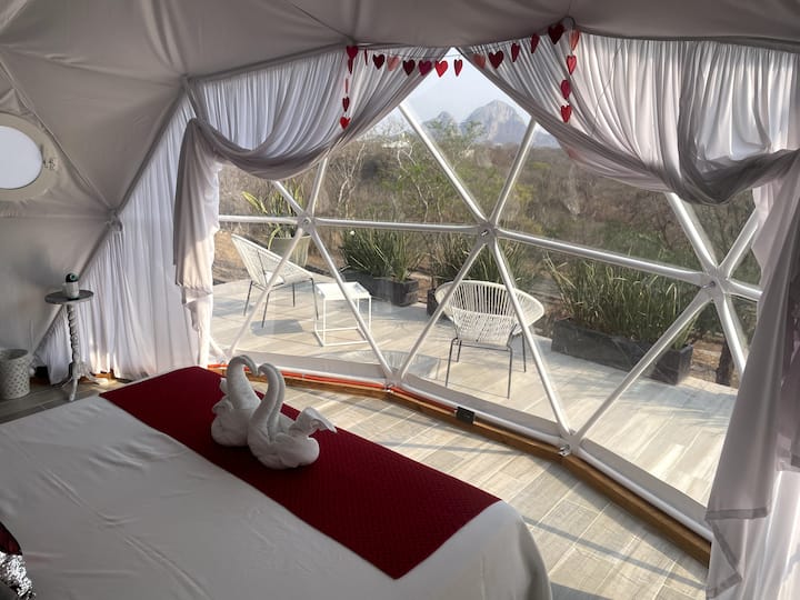 Dôme Géodésique Avec Vue / Cuisine Franco-mex - Morelos