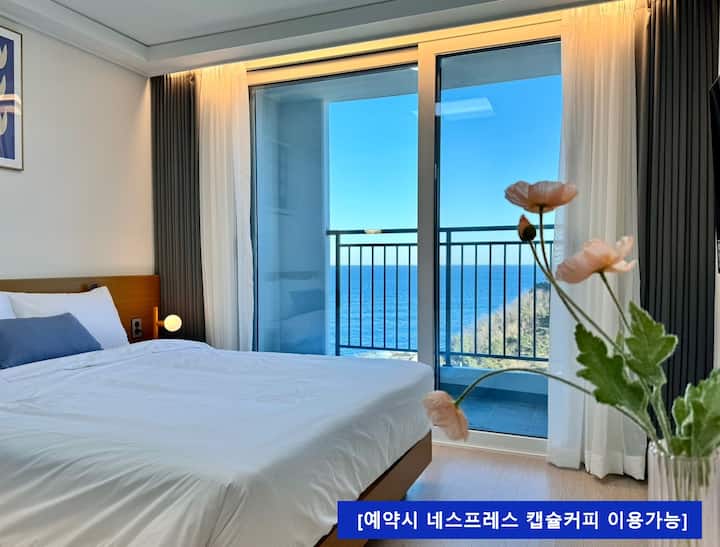 <죽도해변더오션호텔> 구피4 #14층#고층오션뷰#양리단길죽도해변#일출뷰#키즈무료 - Pyeongchang-gun