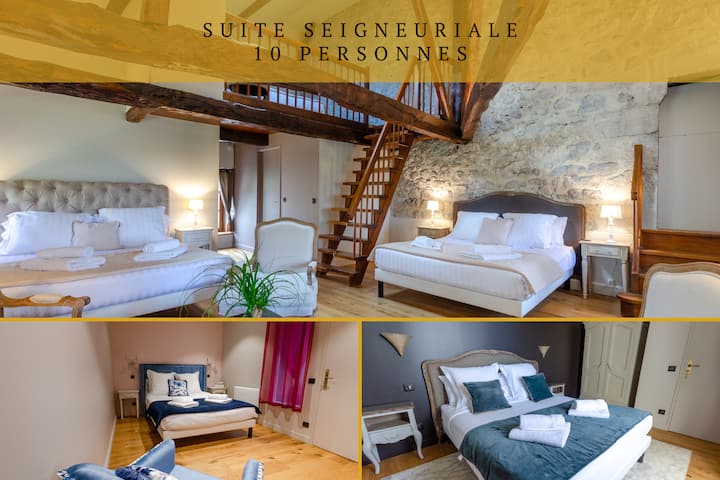 Chambres D'hôtes- Château De La Rive- 10 Personnes - Aillon-le-Jeune