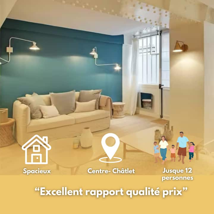 2 Flats In 1 - Amazing Place In Louvre Area L 12p - フランス パリ