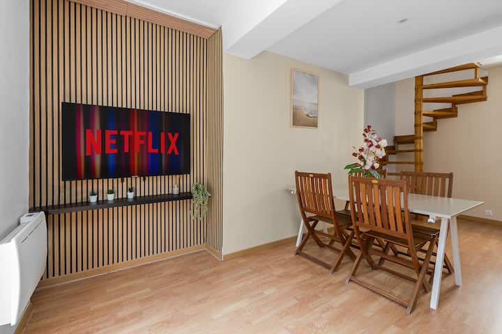 Duplex 6p Confort Hyper Centre & Plage - Dieppe