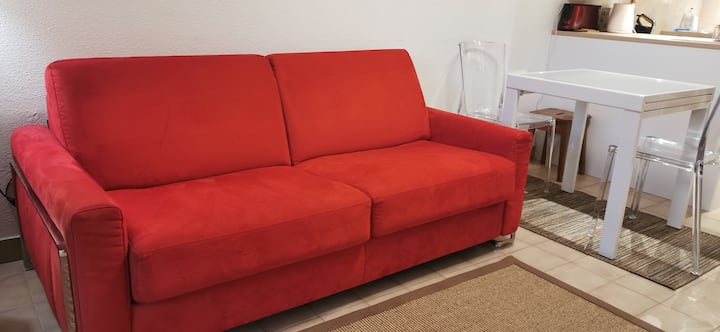 Studio Bien Situé, Clim, Piscine, Proche Mer. - Mandelieu-la-Napoule