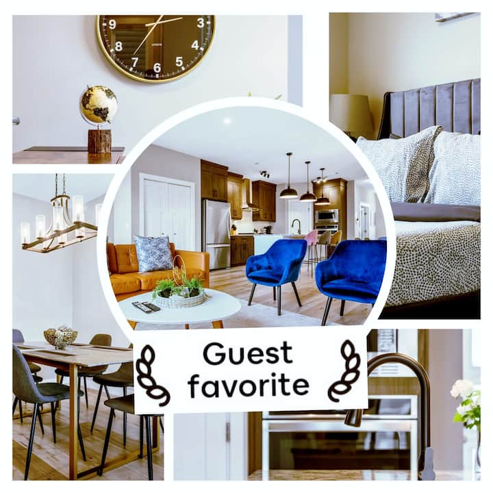 A/c | 3 Bed Lux Home | 2tvs | Quick Airport Access - Calgary